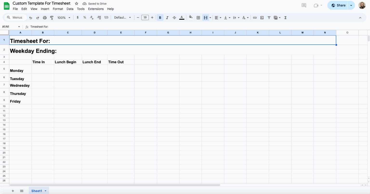 Free Custom Templates for Google Sheet - DocsJam